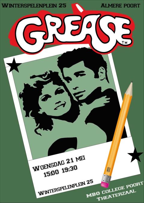 GREASE POSTER – Mijn Portfolio